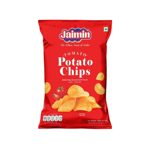 JAIMIN POTATO CHIPS TOMATO 100G – Lakshmi Stores UK