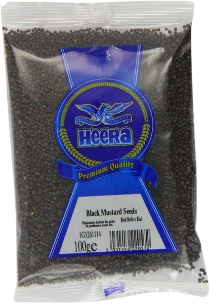 Buy Heera Black Mustard Seeds 100g online, Lakshmi Stores UK