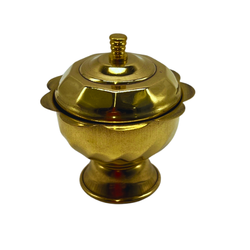 Buy BRASS KUMKUM SIMIZH - SIZE 2 | Lakshmi Stores UK