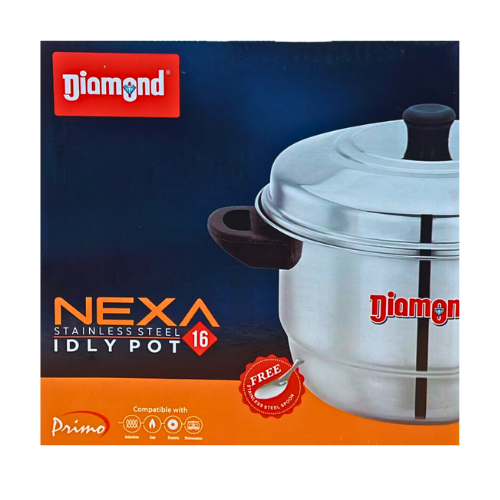 Buy Diamond Idly Pot NX - 16 Pits online | Lakshmi Stores UK