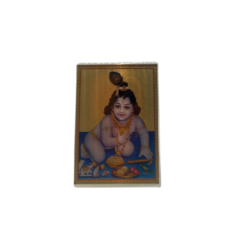 HINDU GOD PHOTO DASHBOARD FRAME (3.8 X 2.5 Inch) - BABY KRISHNA ...