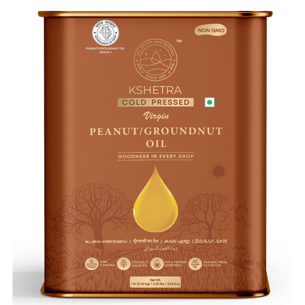 Buy Kshetra Groundnut Oil 1L Online, Lakshmi Stores UK