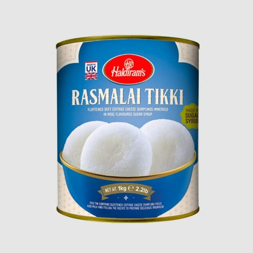 HALDIRAMS RASMALAI TIN 1KG | Lakshmi Stores UK