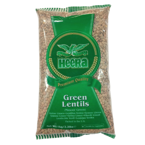 Buy Heera Green Lentils (Masoor Green) 1Kg Online – Lakshmi Stores UK