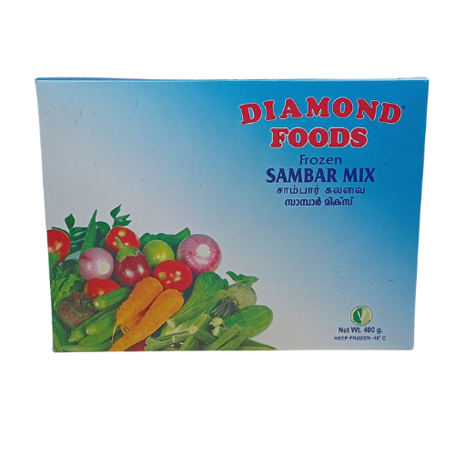 Buy Diamond Foods Frozen Veg Sambar Mix 400g online – Lakshmi Stores UK