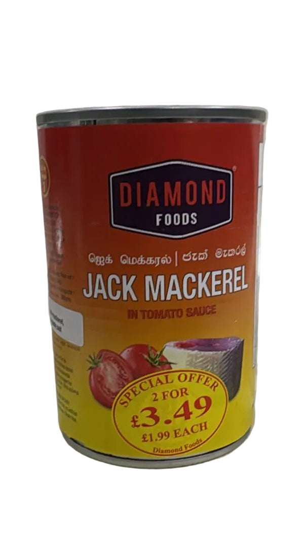 Buy Diamond Foods Jack Mackerel In Tomato Sauce 425G Online – Lakshmi ...