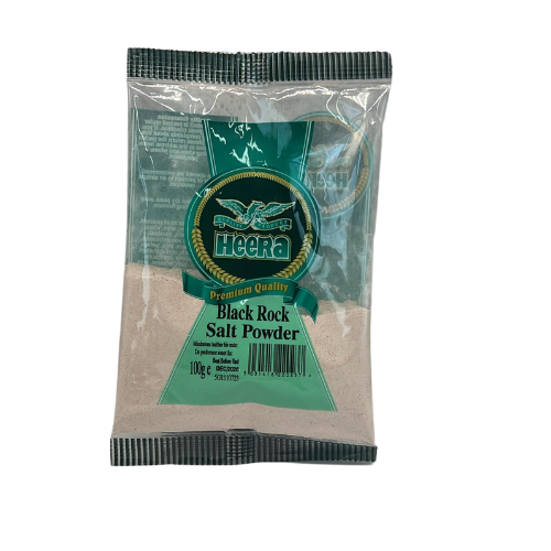 HEERA BLACK ROCK SALT POWDER 100G | Lakshmi Stores UK