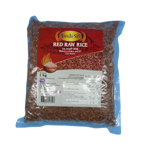 Buy INDU SRI RED RAW RICE 1KG Online, Lakshmi Stores UK