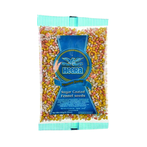 Buy Heera Sugar Coated Fennel Seeds 100g | Lakshmi Stores UK