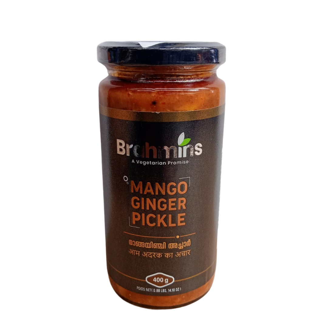 Buy Brahmins Mango Ginger Pickle 400g Online, Lakshmi Stores – Lakshmi ...