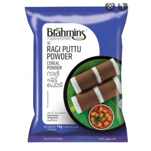 BRAHMINS RAGI PUTTU PODI 1KG | Lakshmi Stores UK
