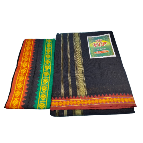 Buy Iyyappan Dhoti With Angavastram (Mundu) 4 Meters Online – Lakshmi ...