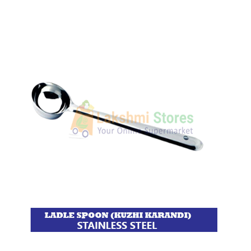 Buy STAINLESS STEEL (SS) LADLE SPOON (KUZHI KARANDI) - SIZE 5 | Lakshmi ...