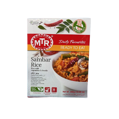 MTR READY TO EAT SAMBAR RICE 300G | Lakshmi Stores UK