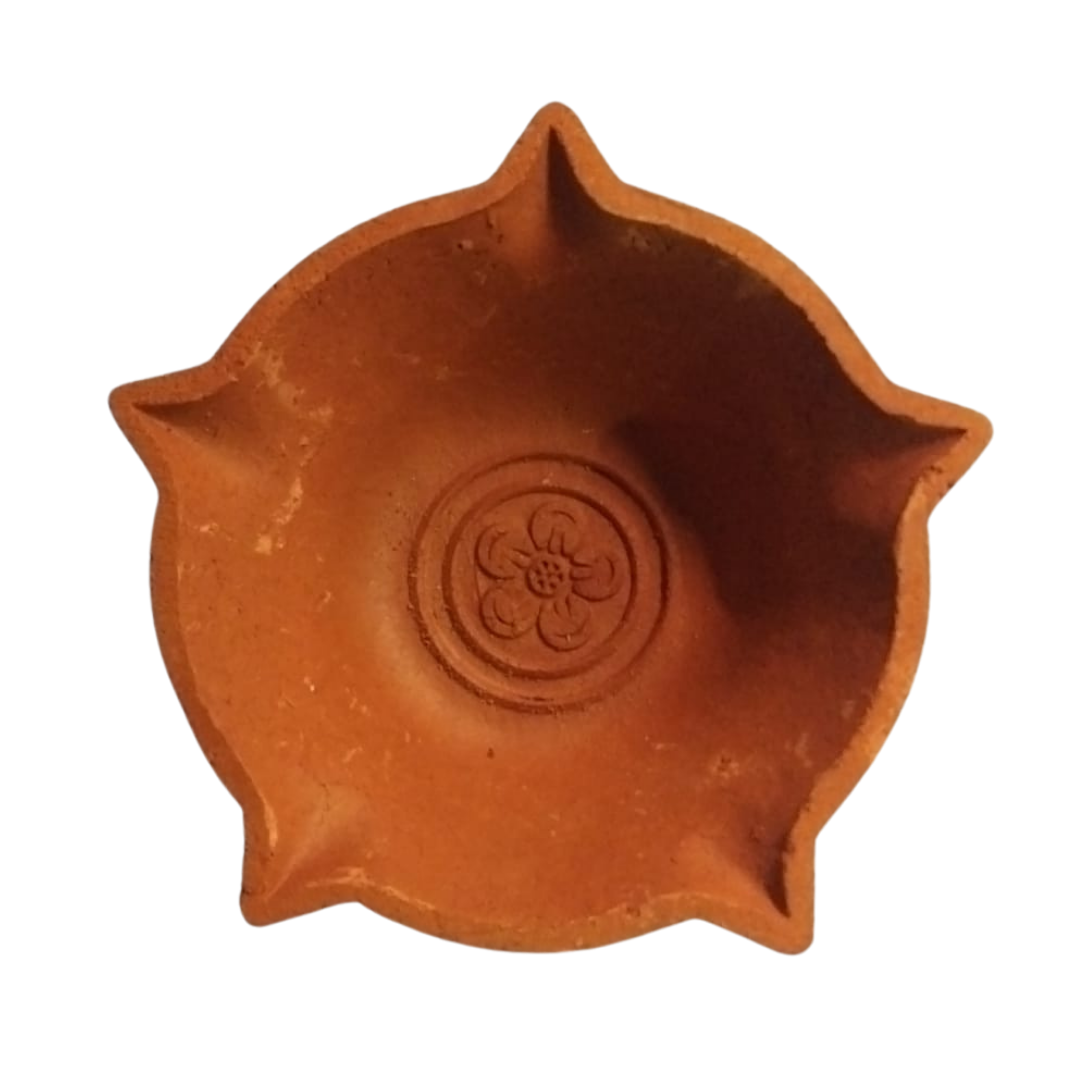 Buy Mud Lamp (Agal Vilakku) 5 Face - 5" | Lakshmi Stores UK