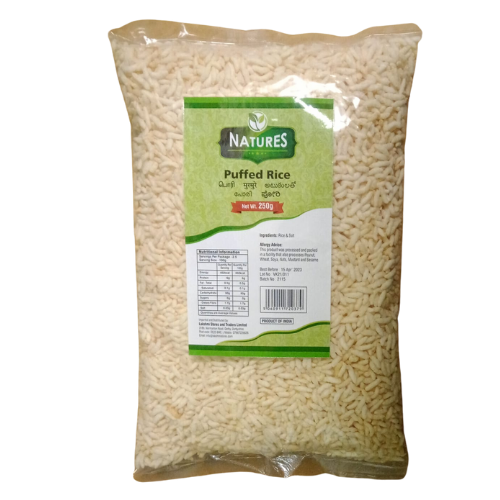 NATURES PUFFED RICE 250G | Lakshmi Stores UK