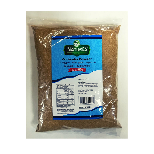 Buy Natures Coriander Powder 500g – Lakshmi Stores UK online