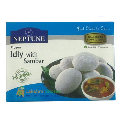 Buy Neptune Frozen Idly With Sambar 400G Online – Lakshmi Stores UK