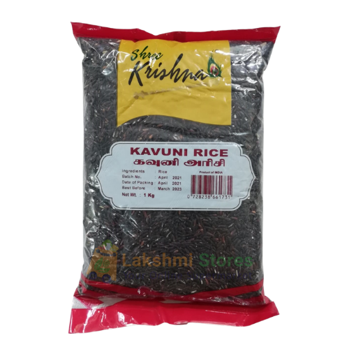 Buy Shree Krishna Kavuni Rice 1kg Online, Lakshmi Stores UK