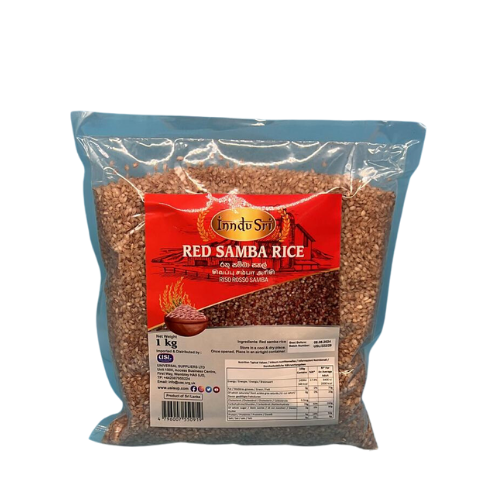 INDU SRI RED SAMBA RICE 1KG | Lakshmi Stores UK