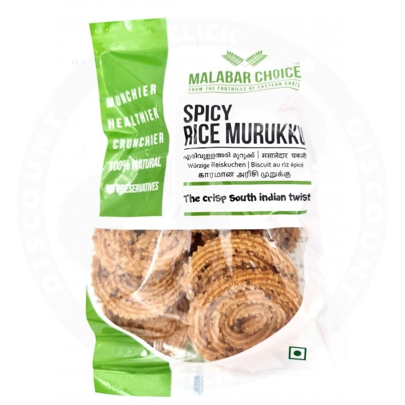 Buy Malabar Choice Rice Murukku 150G - Lakshmi Stores UK